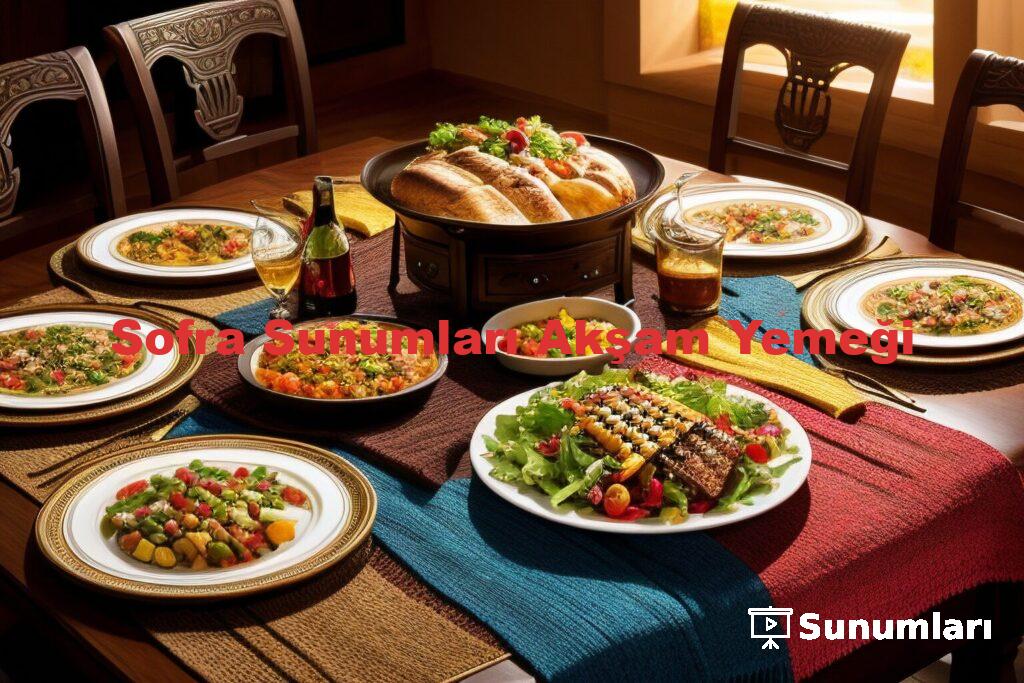 Sofra Sunumları Akşam Yemeği - Sunumları